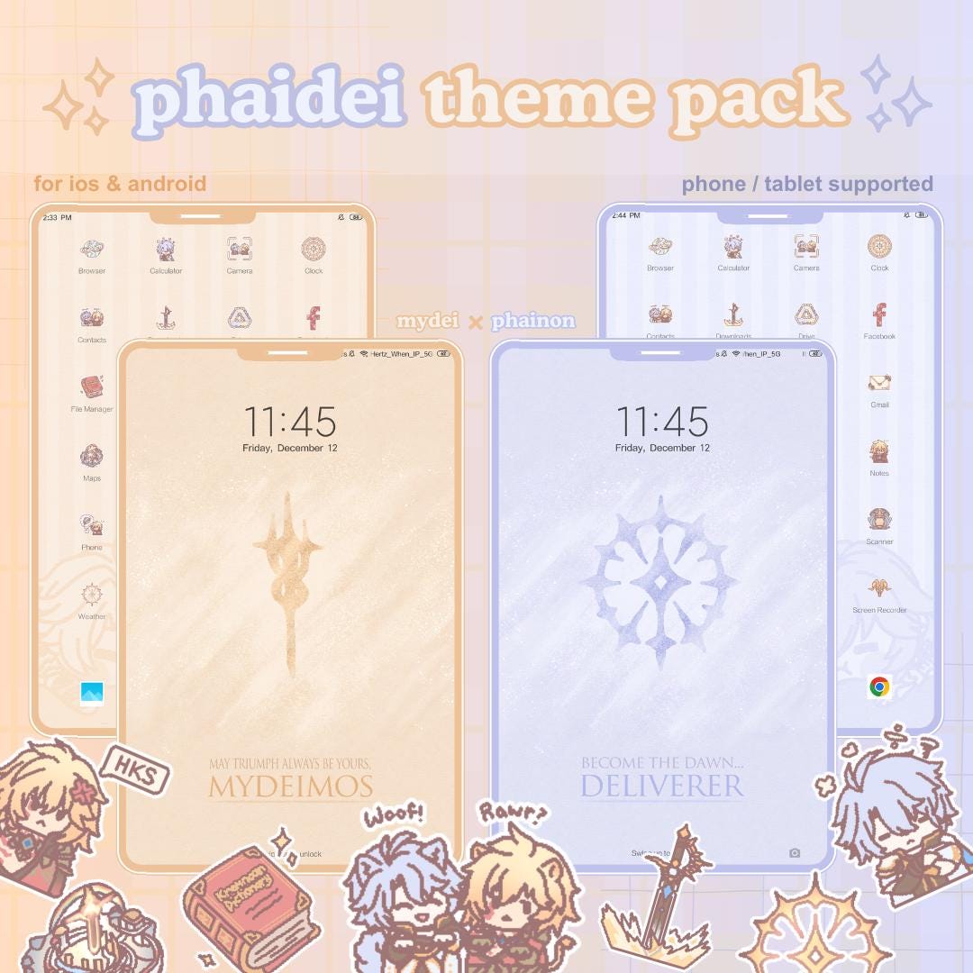Honkai Star Rail (HSR) Theme Pack - Phaidei Ver. | Icons + Wallpapers ...