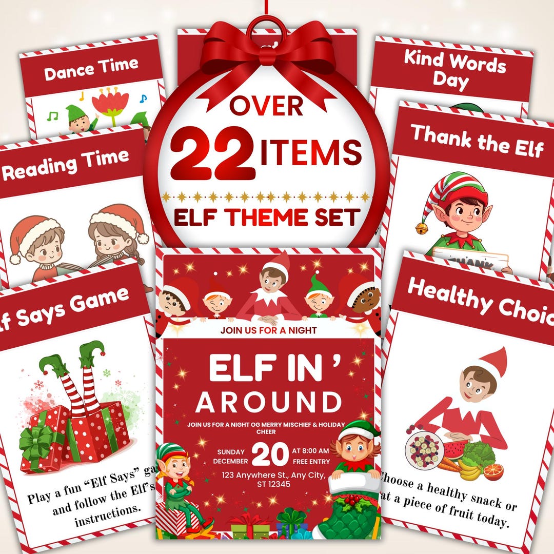 Editable Elf Letter Bundle | Christmas Activities (instant Download) - Etsy