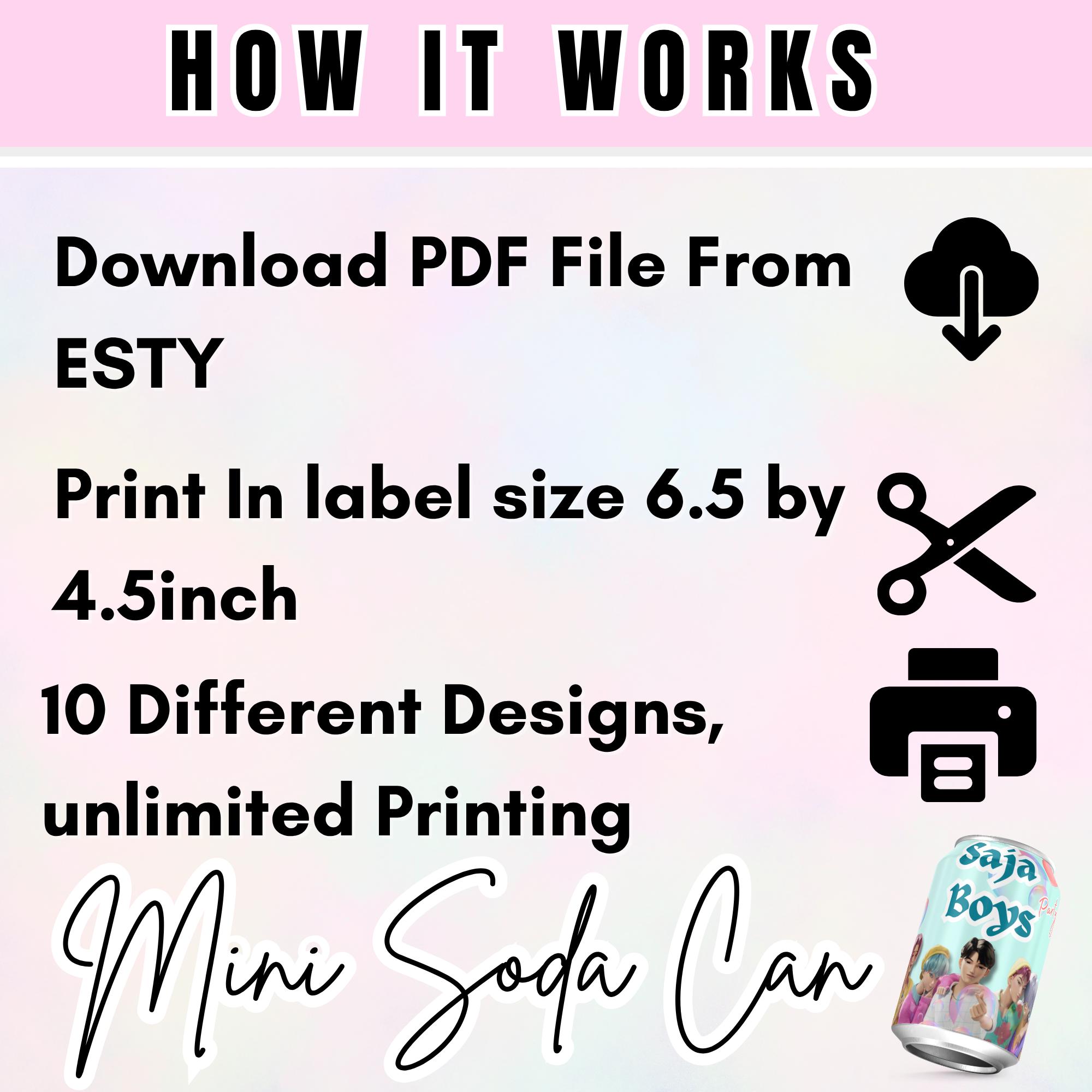 Kpop Soda Pop Wrapper Labels, Kpop Party Decor (digital Download) - Etsy