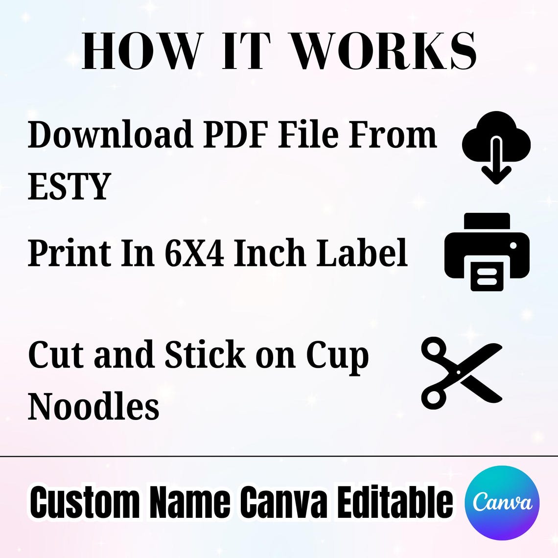 Kpop Cup Noodle Labels Printable, Custom Name Noodles, Rumi Mira Zoey ...