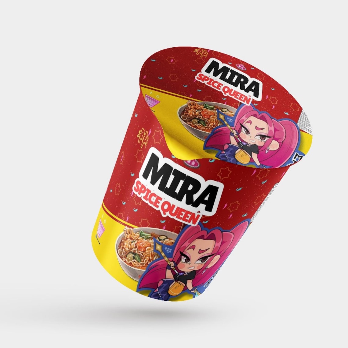 Kpop Cup Noodle Labels Printable, Custom Name Noodles, Rumi Mira Zoey ...