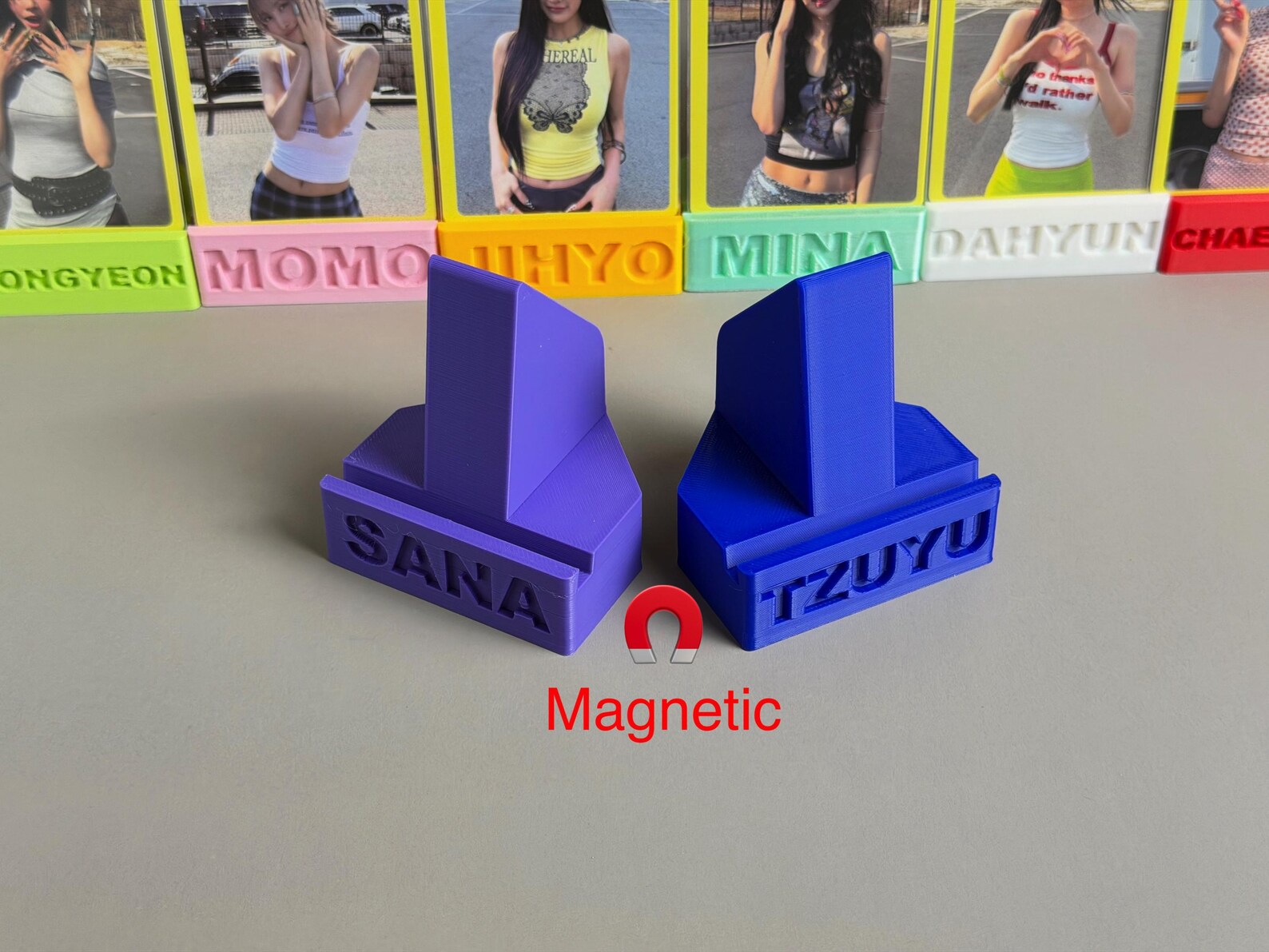 TWICE Photocard Stand for 9 Members Name - Etsy