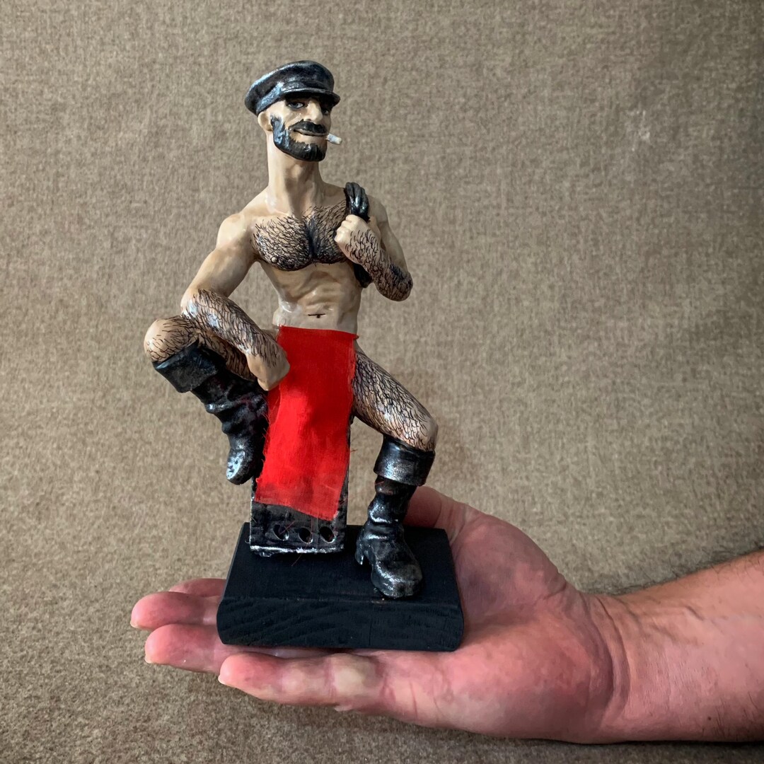 Male Statue | Man Statuette | Gay Male Art - Etsy