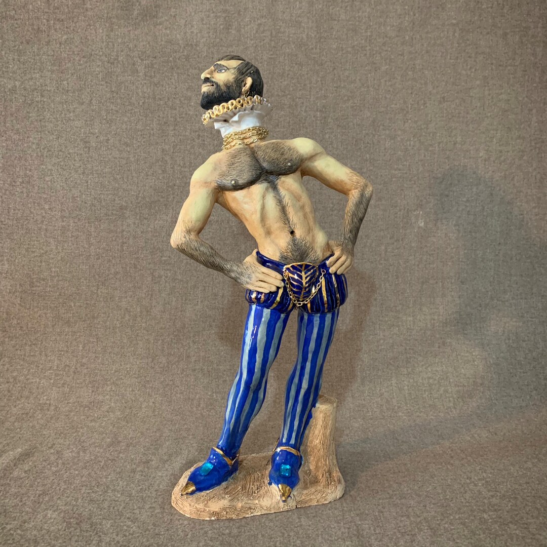 Male Statue | Man Statuette | Gay Male Art - Etsy