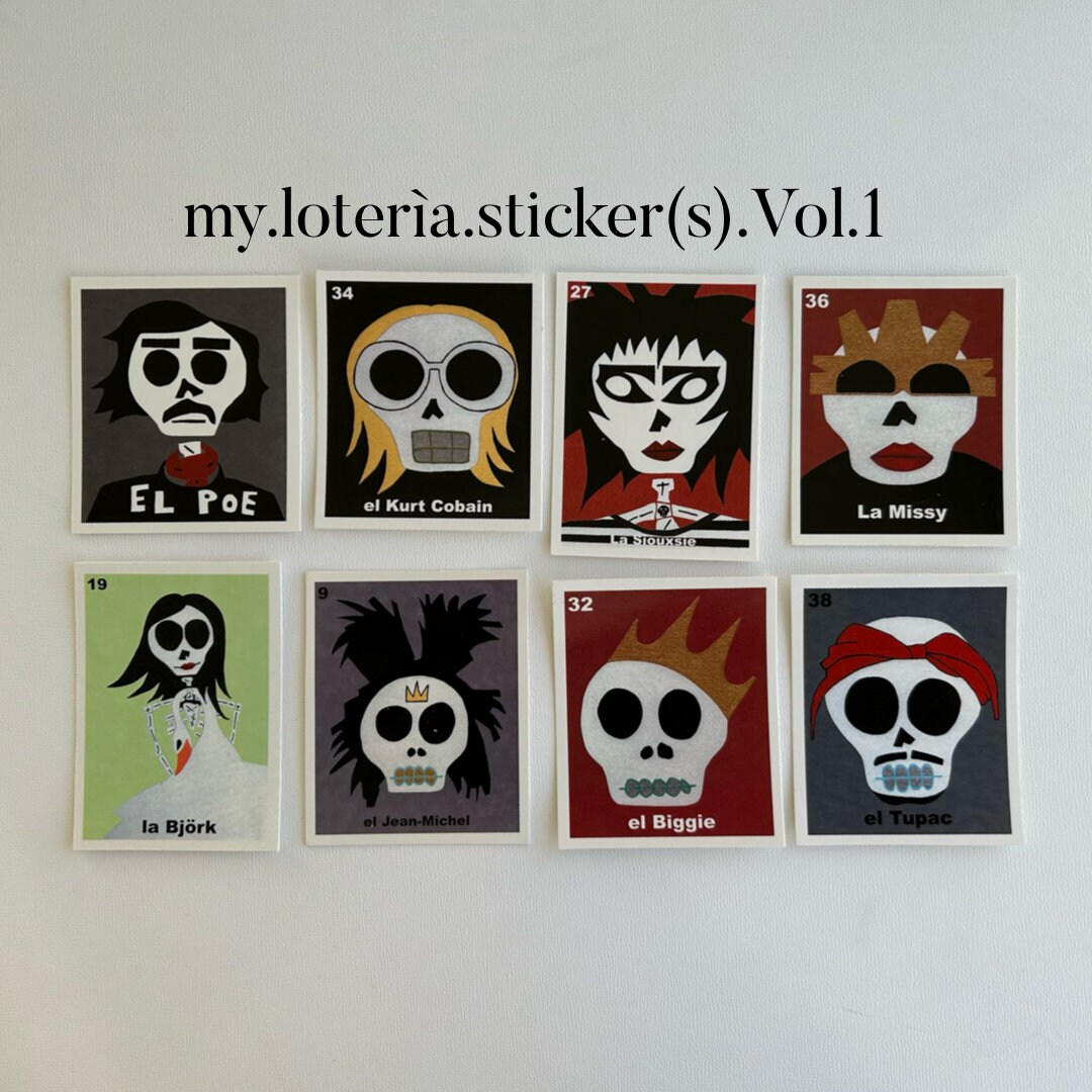 My.loterìa.stickers.vol.1 - Etsy