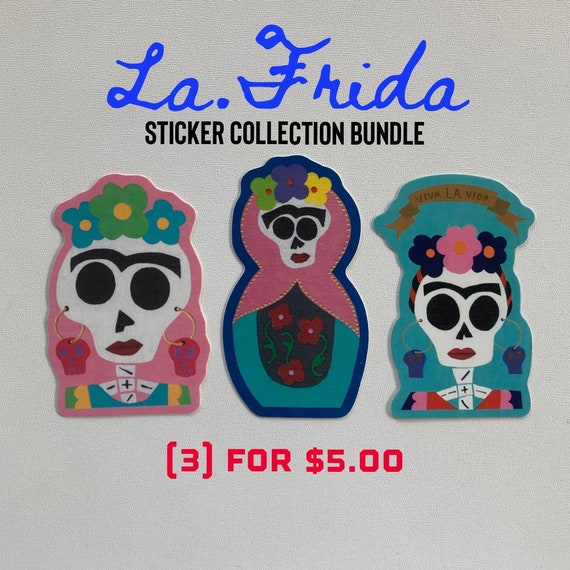 La Frida Sticker Collection Bundle | Etsy