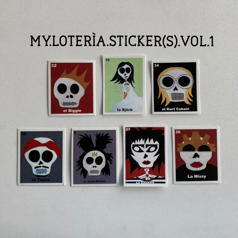 My.loterìa.stickers.vol.1 | Etsy