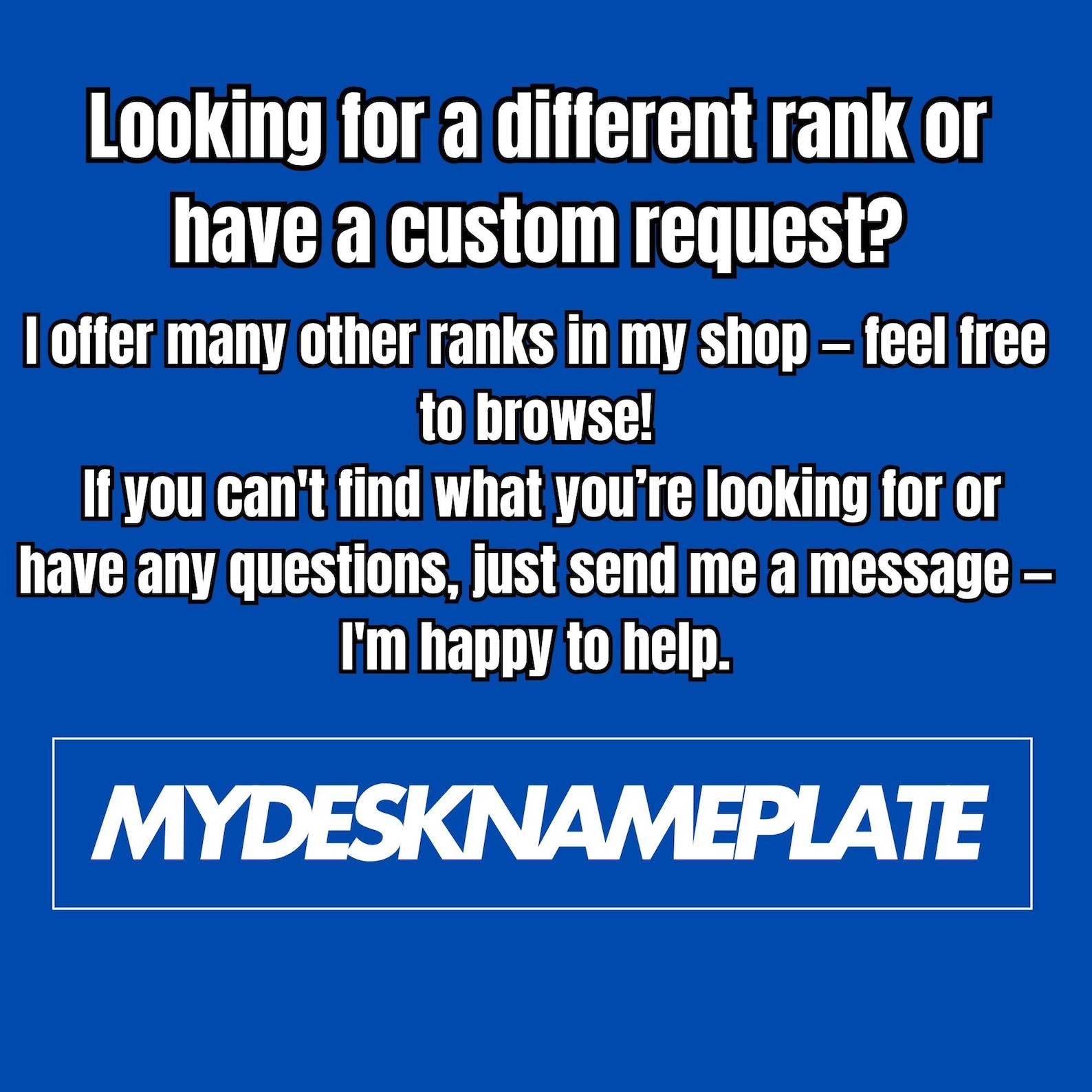Personalized Army Master Sergeant Rank Plaque, MSG Desk Name Plate ...
