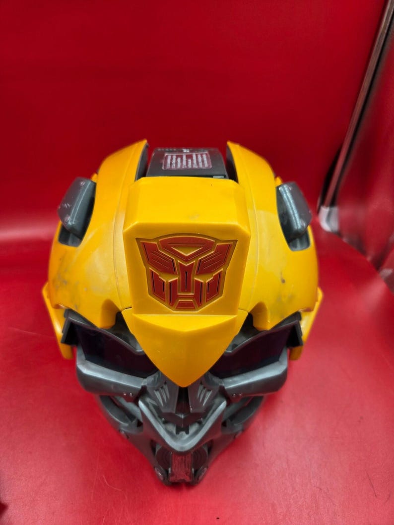Hasbro Transformers Bumblebee Full Mask Helmet Voice Mixer REVENGE - Etsy