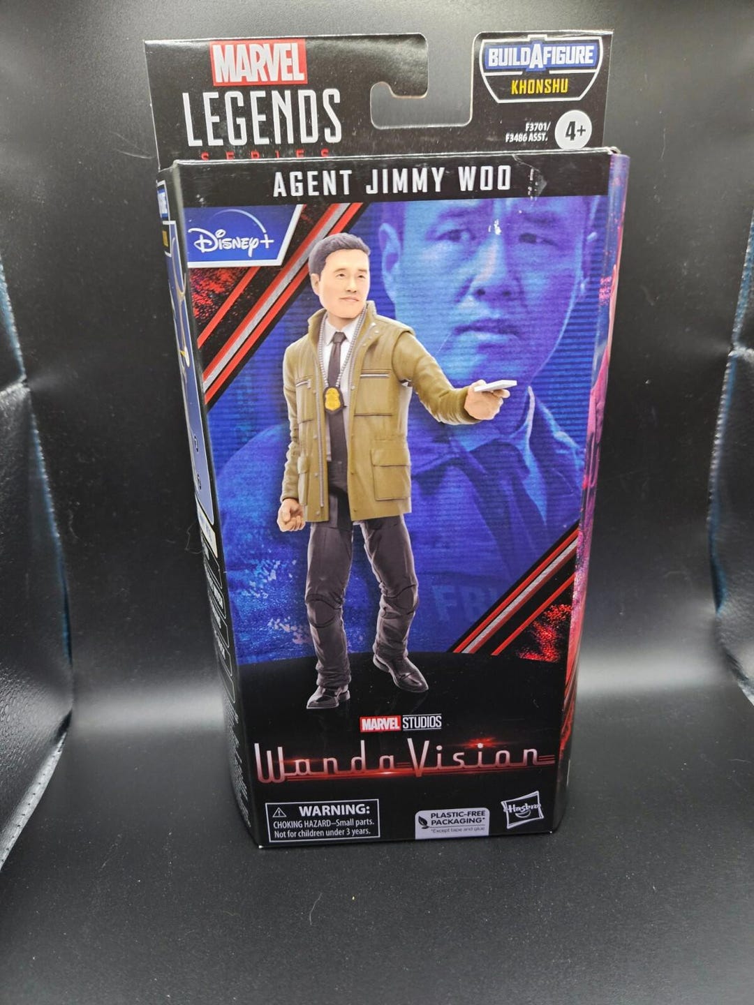 Marvel Legends Series MCU Disney+ Wandavision Agent Jimmy Woo 6" Action ...