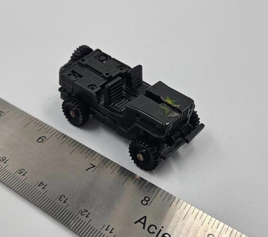Vintage Gobot Transformer Army Jeep Geeper Creeper No Gun Action Figure ...