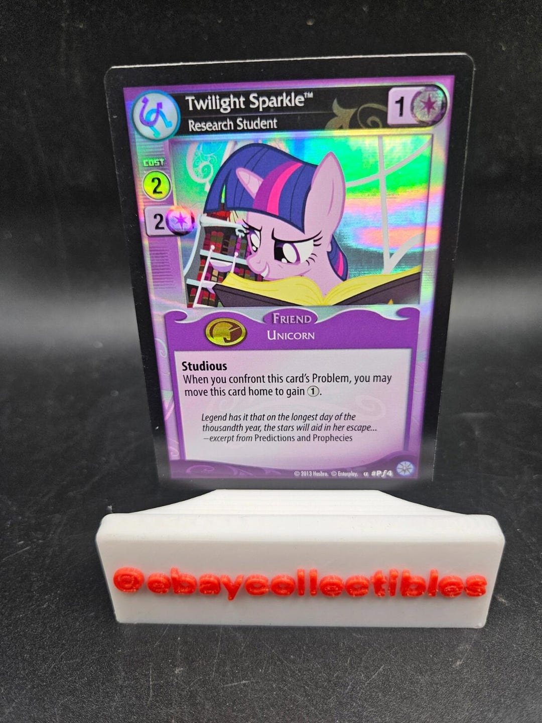 My Little Pony CCG - Twilight Sparkle, Research Student - PF4 - Etsy