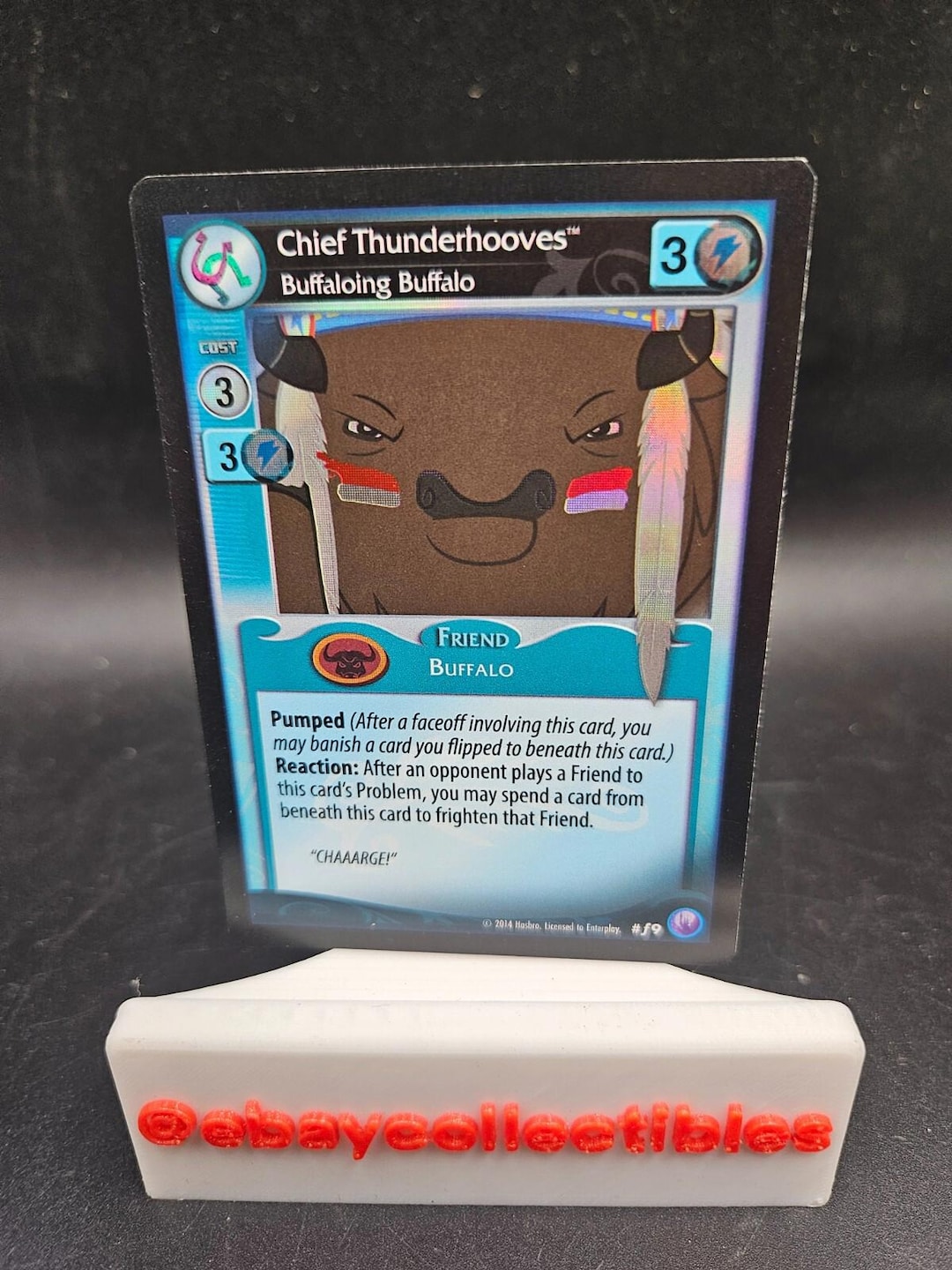 My Little Pony CCG - Chief Thunderhooves Buffaloing Buffalo #f9 FOIL - Etsy