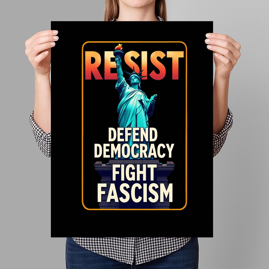 Resistance Nope to Fascism Protest Sign PRINTABLE, Anti Trump Protest ...