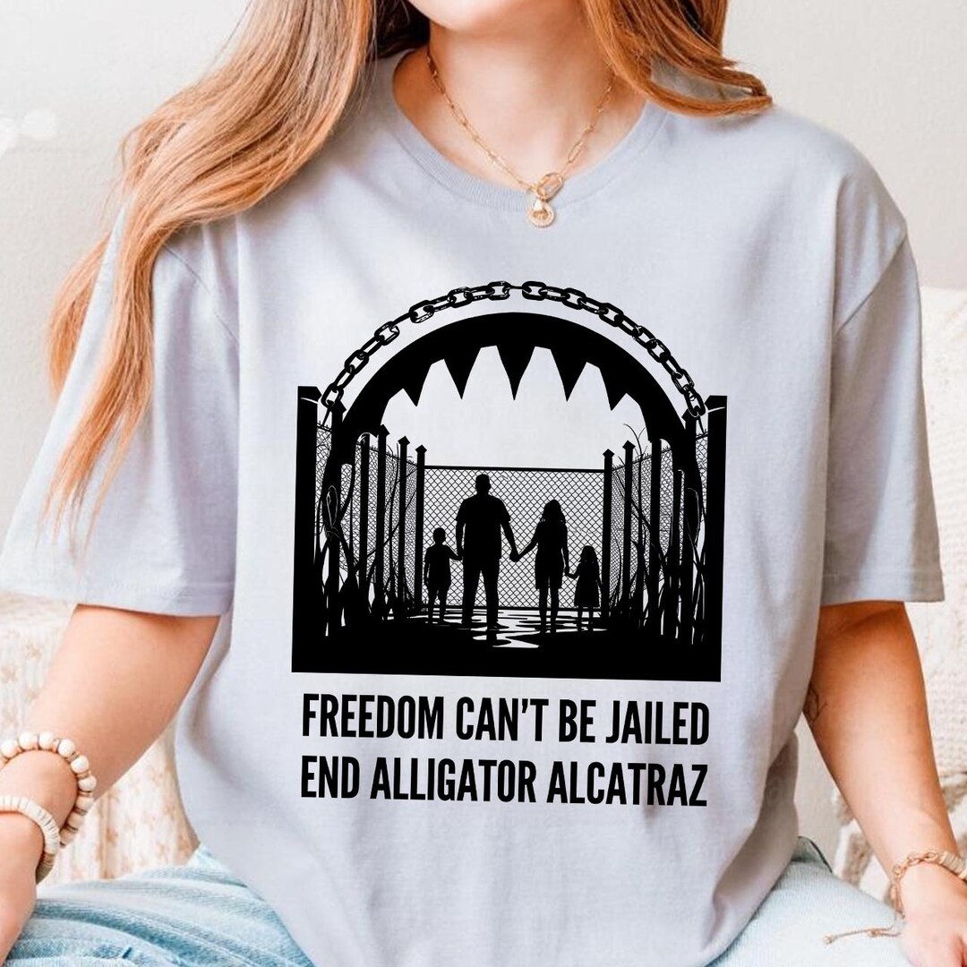 Anti Alligator Alcatraz PNG, Stop Alligator Alcatraz Design, Save ...