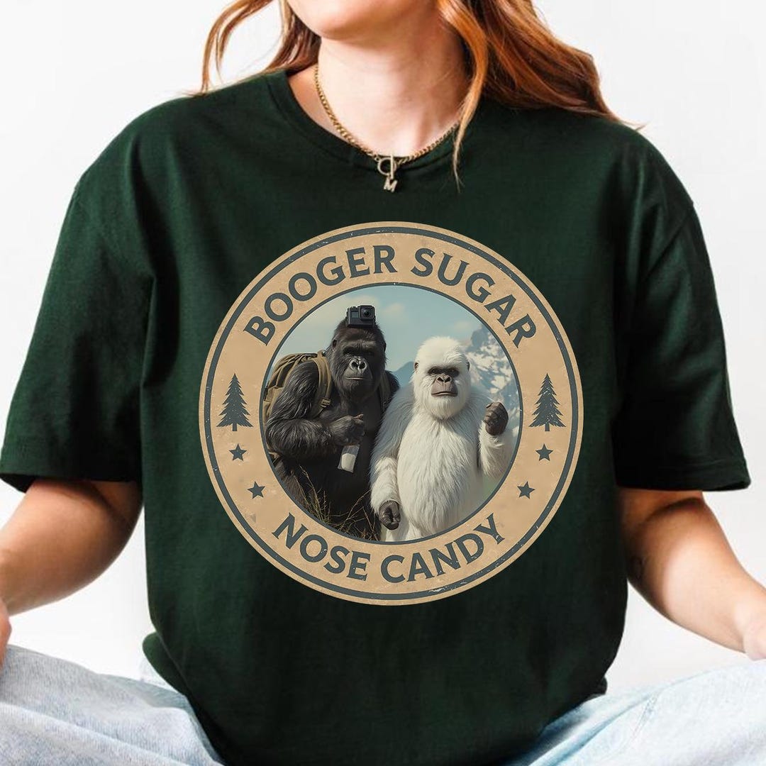 Booger Sugar Sasquatch Yeti Nose Candy Funny Adult Meme, Funny Booger ...