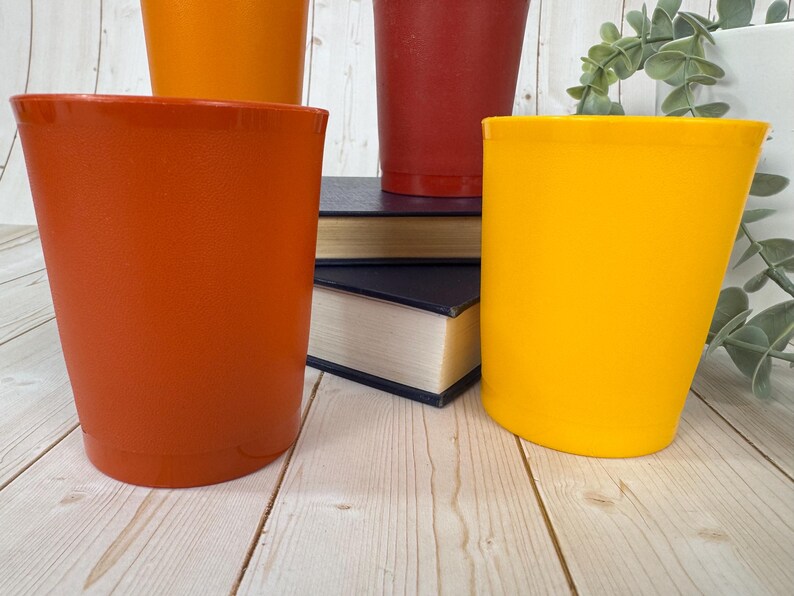 Vintage Tupperware Tumblers – 1970s Retro Kitchen, Set of 4 - Etsy