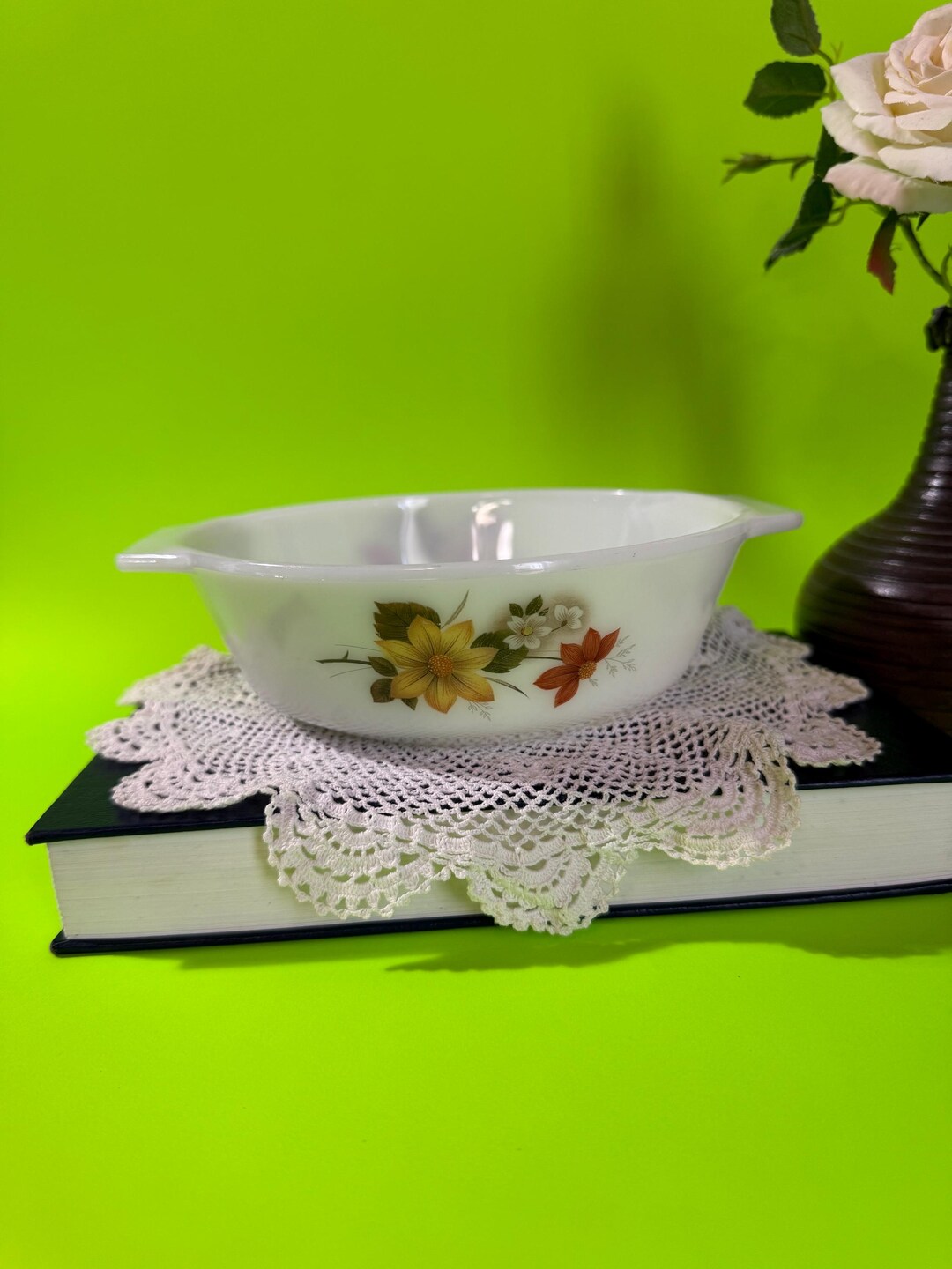 Vintage JAJ Pyrex 'marigold' Casserole Dish - 1960s England Opalware - Etsy