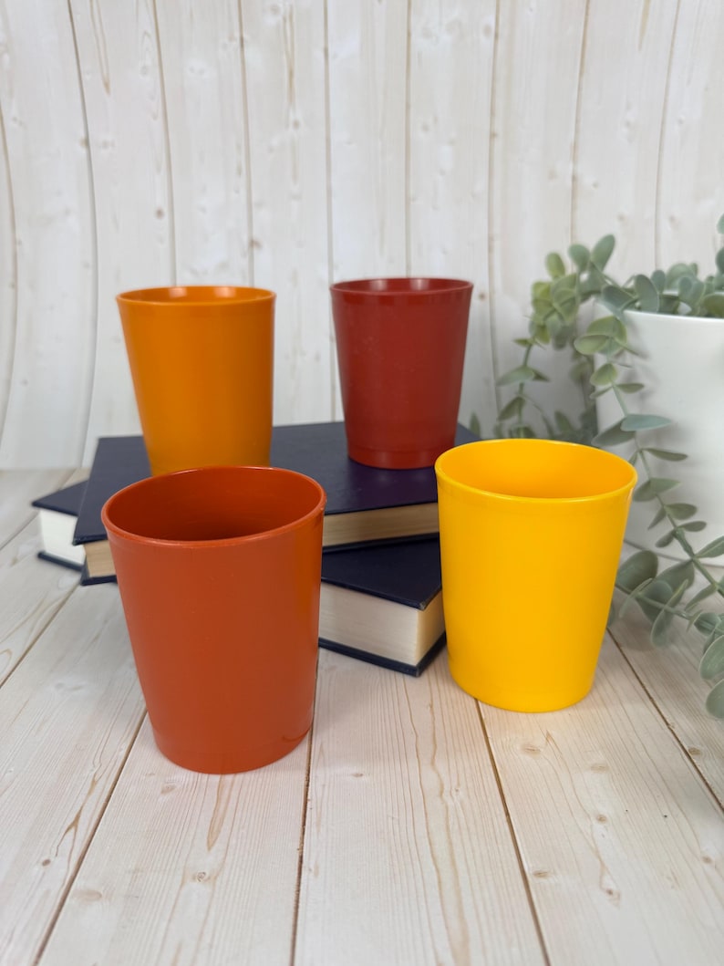 Vintage Tupperware Tumblers – 1970s Retro Kitchen, Set of 4 - Etsy