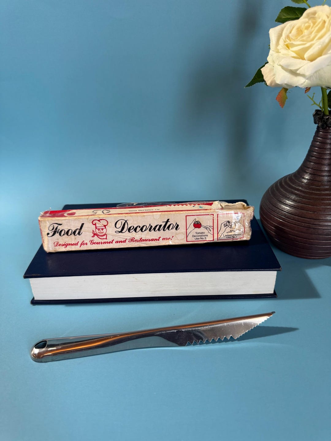 Vintage "food Decorator" Stainless Steel Garnish Knife USA - Retro ...