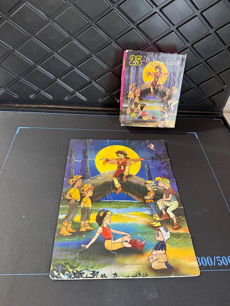 Vintage Peter Pan Puzzle – 90s Golden, 25 Pieces, J.M. Barrie - Etsy