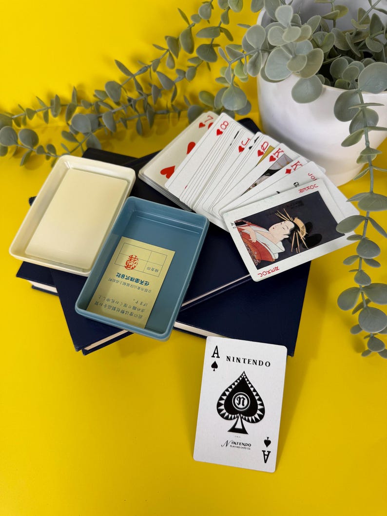 Vintage Nintendo Playing Cards – 1960s Lenticular Geisha Collector Set ...