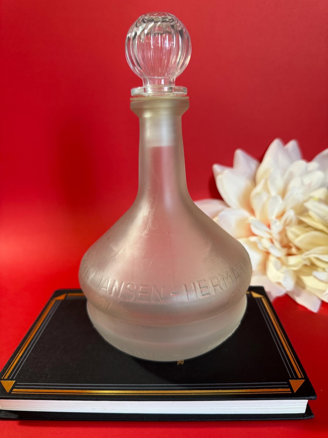 Vintage Herman Jansen Anno 1777 Liquor Bottle Decanter With Original ...