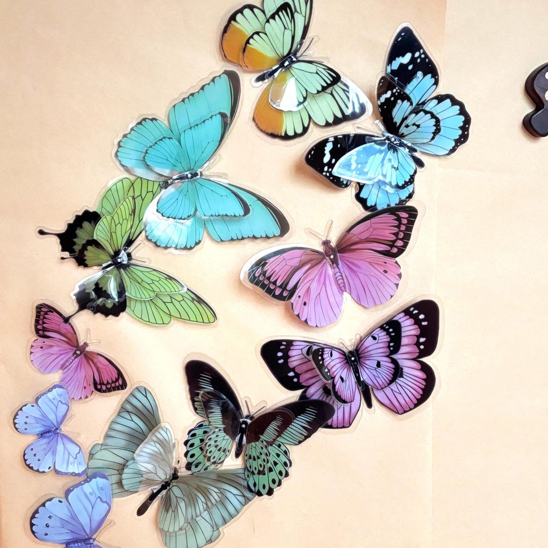 Butterfly Refrigerator Magnet, Magnet Refrigerator Magnet, Creativity ...