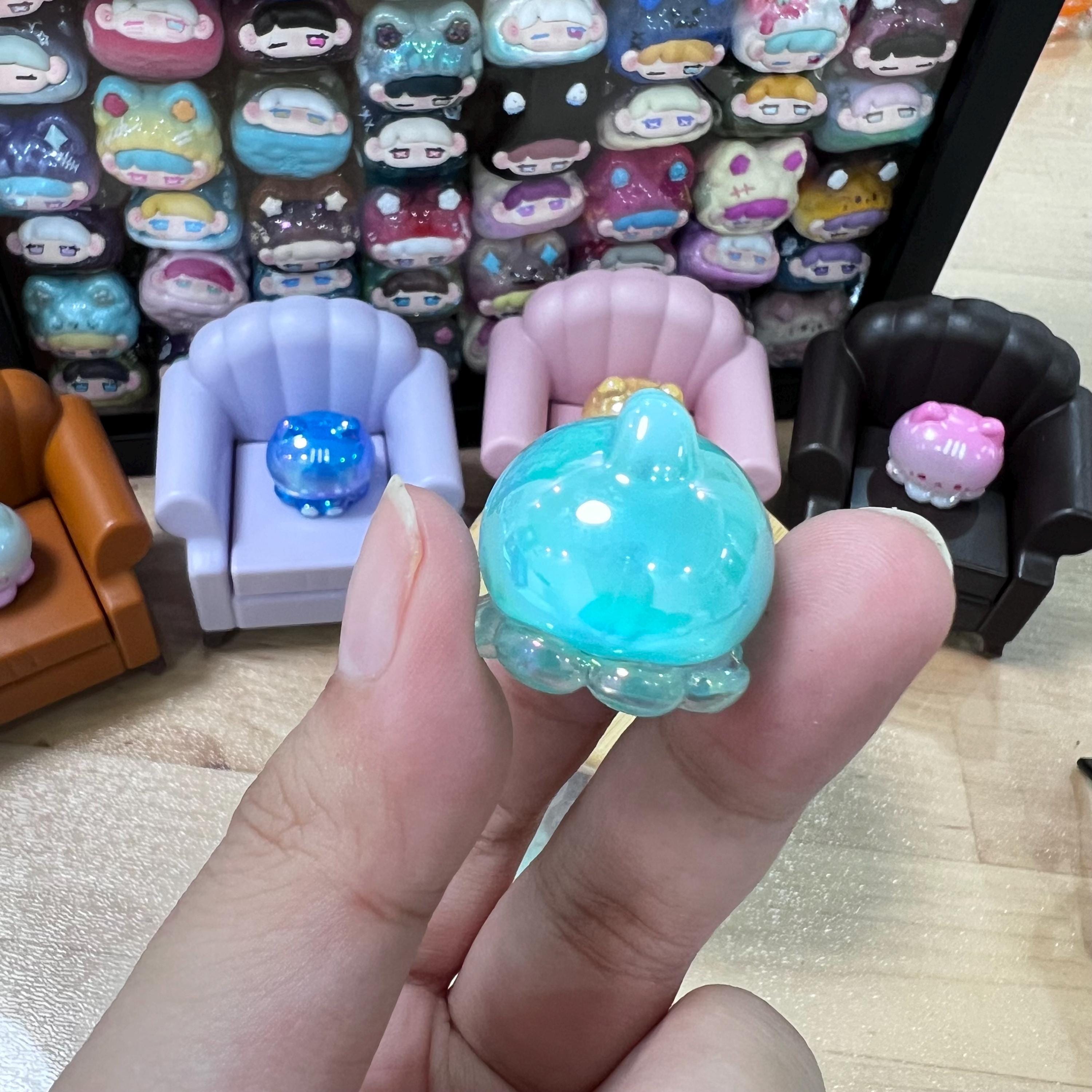 Kawaii Cute Mini Octopus Cat Display Figure - Peppermint With Filling ...