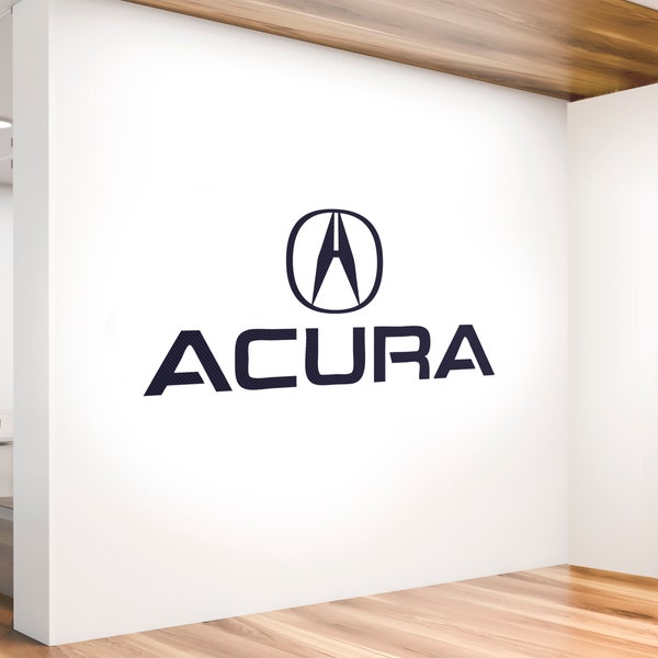 Acura Wall Decal - Etsy