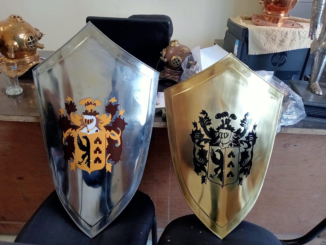 Personalization Templar Shield Handmade Medieval Shield Armor Knight ...
