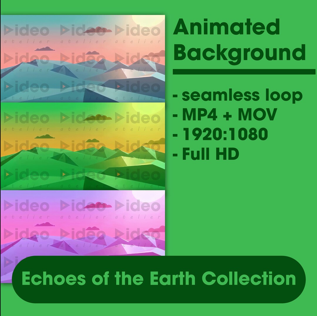 Animated Zoom Background: Earthy Looping Video, Home Office (digital ...