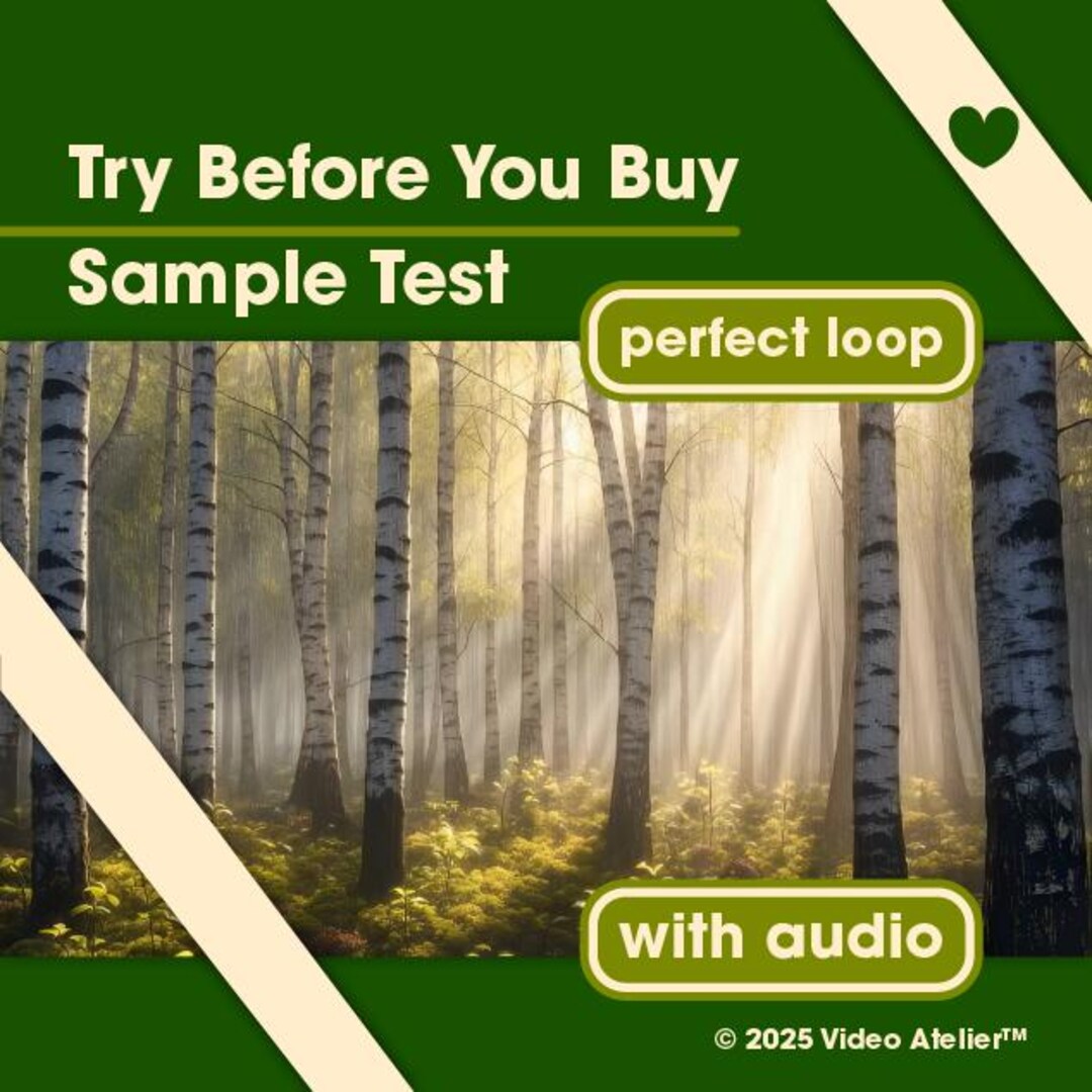 Rain Video Loop Sample: Calming Nature Sounds, Stress Relief (1080p/24 ...