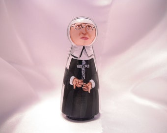 Catholic Saint Doll Wooden Peg Dolls Toy Gift Confirmation | Etsy
