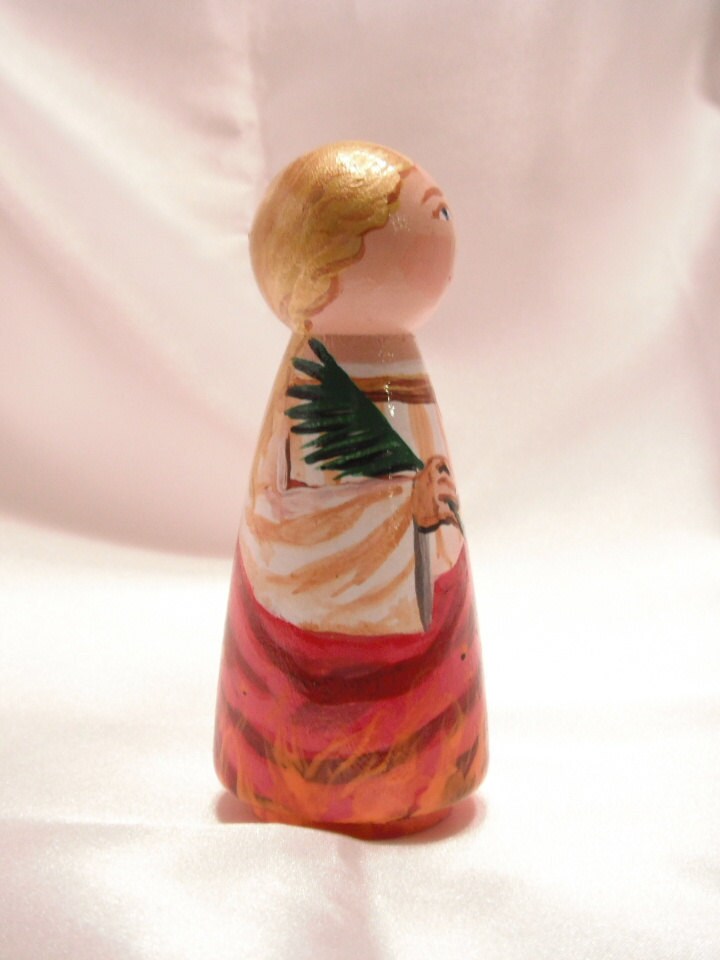 Catholic Saint Doll Wooden Peg Dolls Catholic Toy Confirmation - Etsy