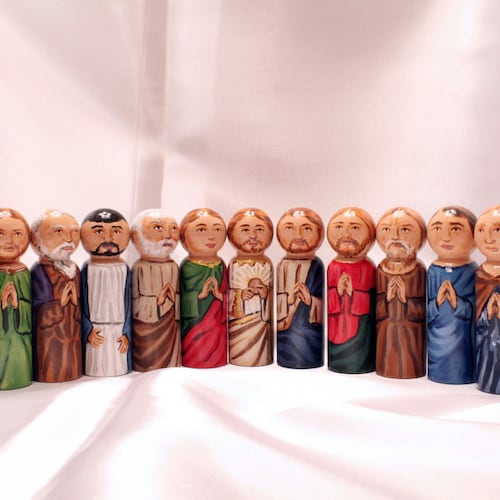 Catholic Saint Figure Peg Doll Toy Gift Our Lady of the - Etsy