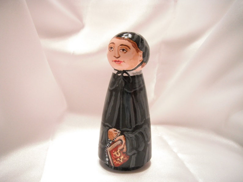 Catholic Saint Doll Wooden Peg Dolls Catholic Toy Confirmation Gift ...