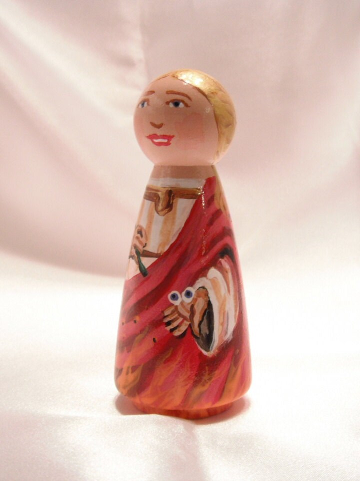 Catholic Saint Doll Wooden Peg Dolls Catholic Toy Confirmation - Etsy