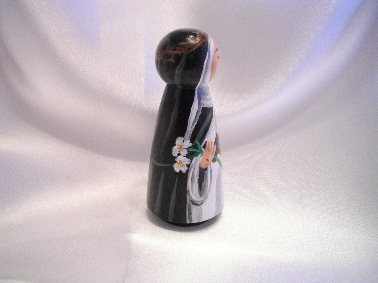 Catholic Saint Doll Wooden Peg Dolls Catholic Toy Confirmation Gift ...