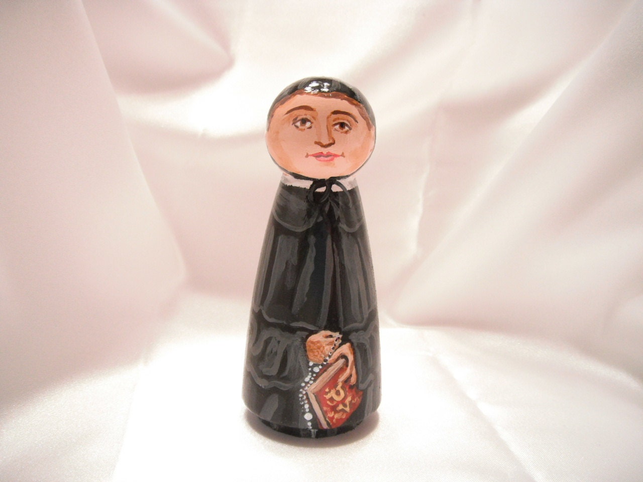 Catholic Saint Doll Wooden Peg Dolls Catholic Toy Confirmation Gift ...