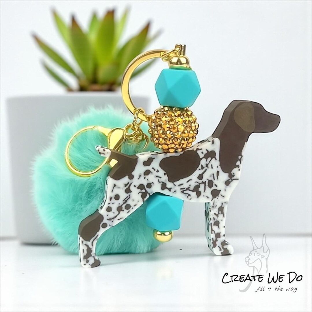 GSP Keychain {dog Breed German Shorthaired Pointer} - Etsy