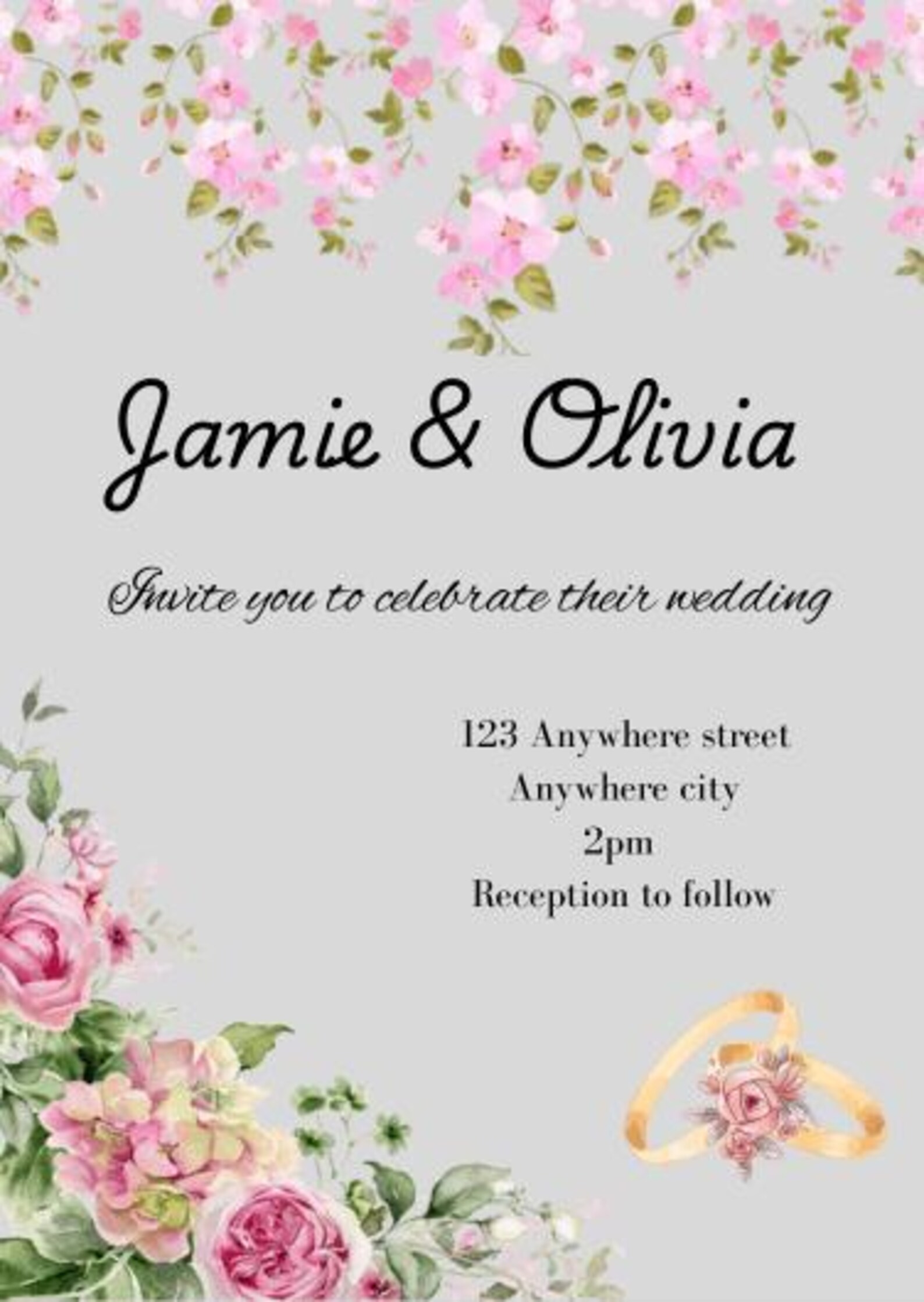Your Prefect Wedding Guest Invitation! Available to Edit. - Etsy