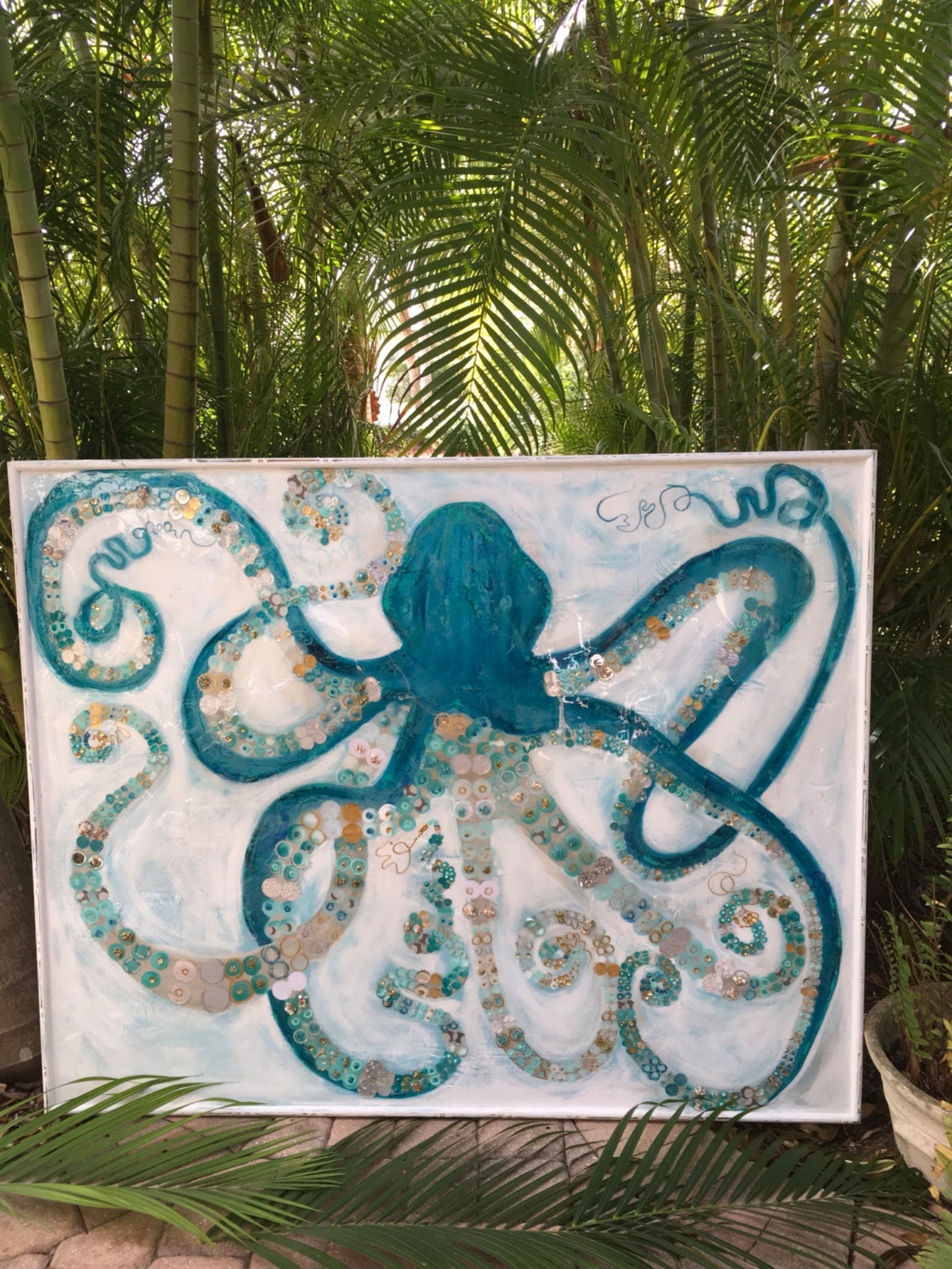 Indigo Sea Octopus - Etsy