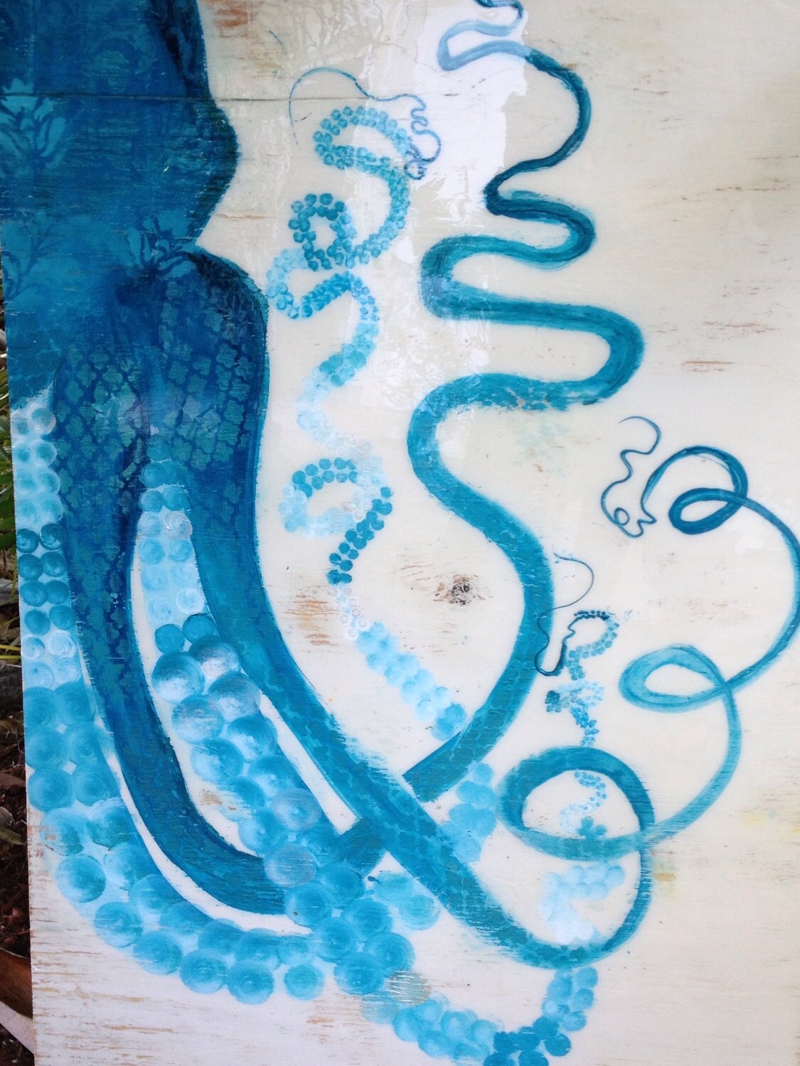 Tattoo Blu Octopus - Etsy