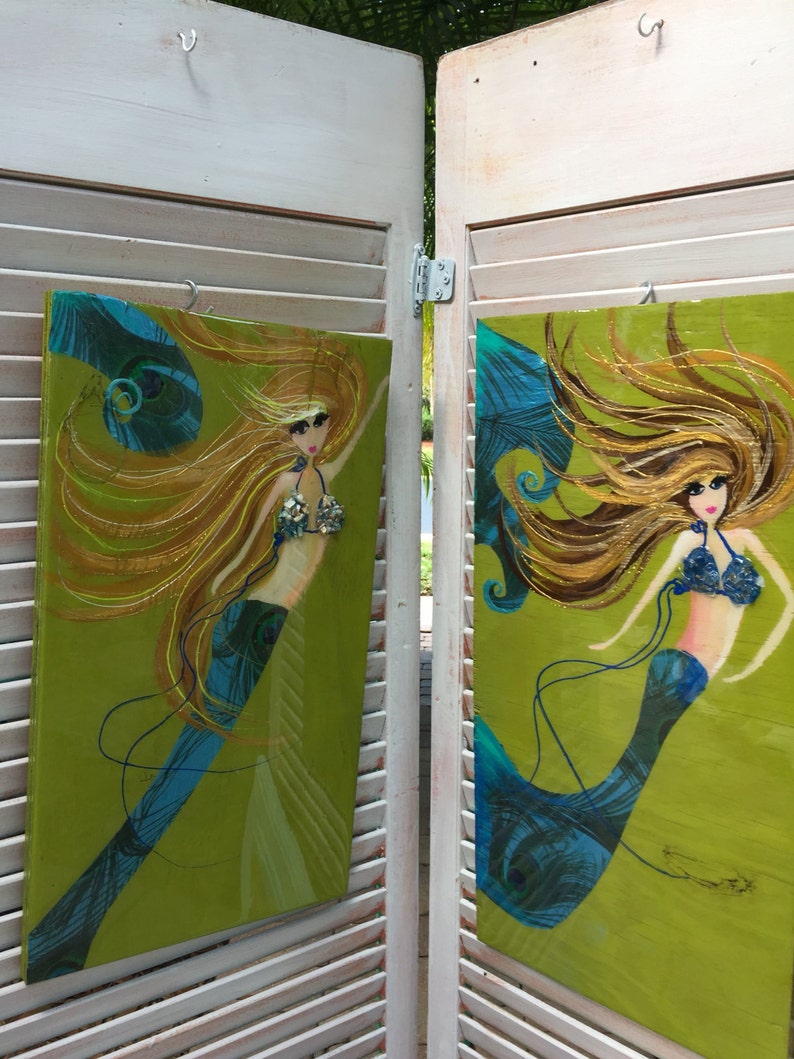 Feathery Mermaid | Etsy