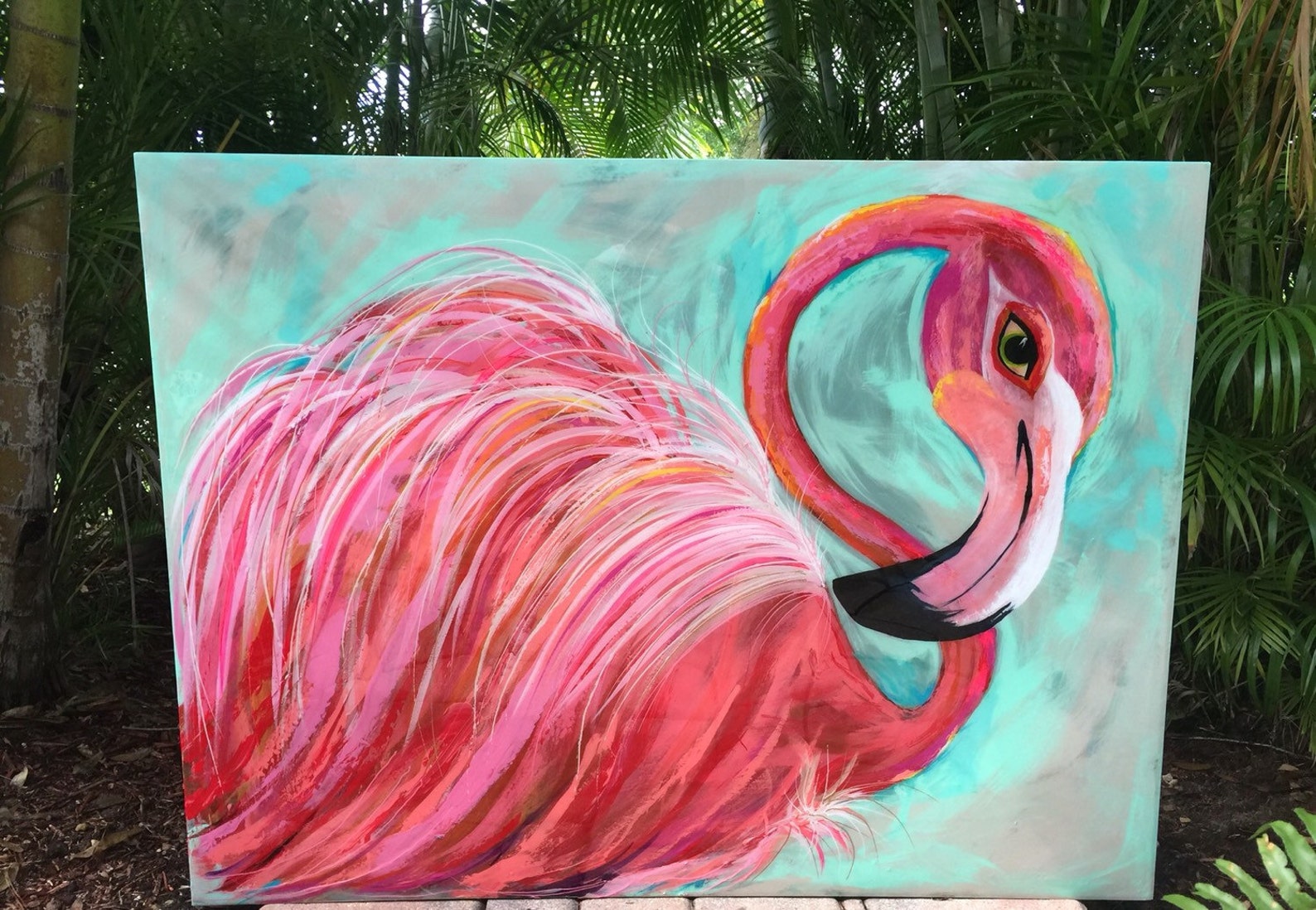 Flamingo Rose' - Etsy