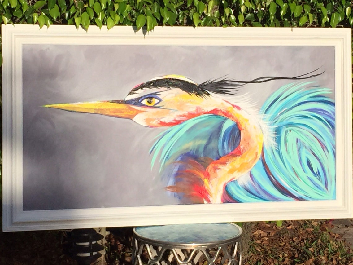 Happy Heron - Etsy