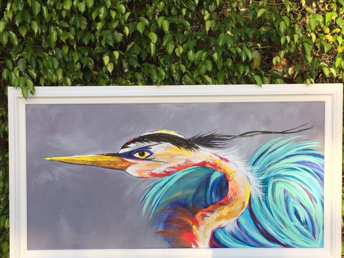 Happy Heron - Etsy