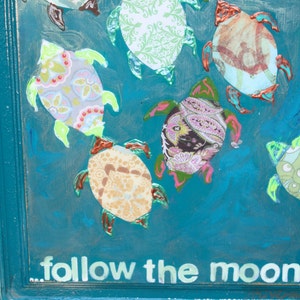 Turtle-follow the Moon NEW - Etsy