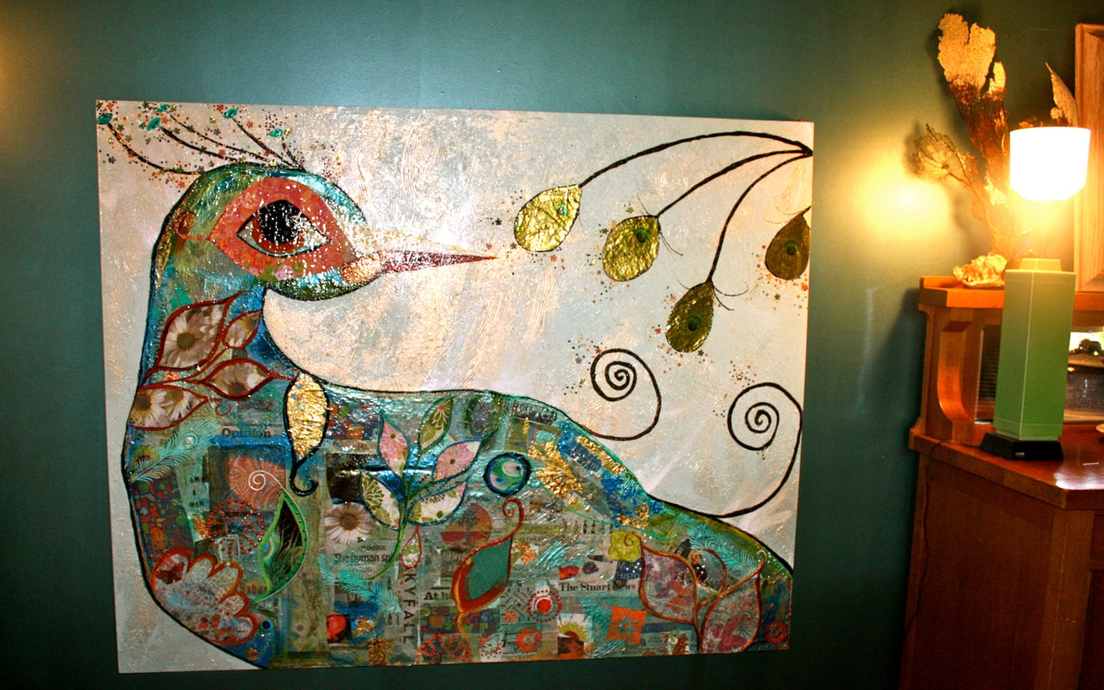 Paisley Peacock - Etsy